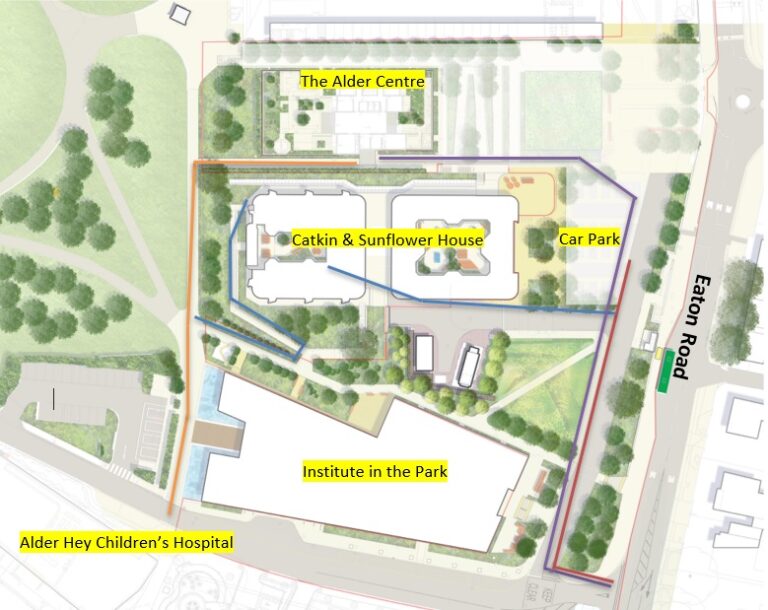 Getting here and car parking - Alder Hey Children's Hospital Trust