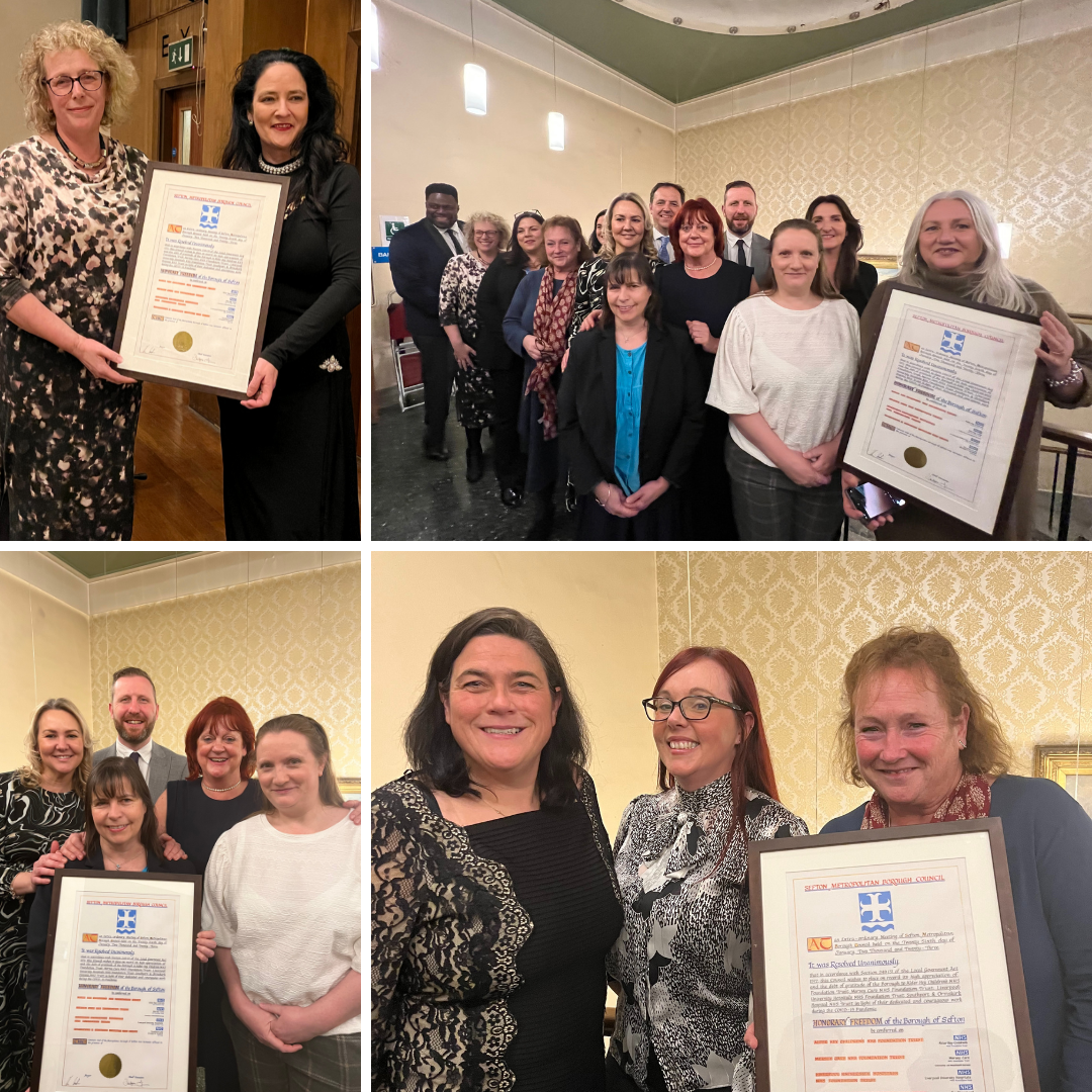 Alder Hey Awarded Freedom of Sefton - Alder Hey Children's Hospital Trust